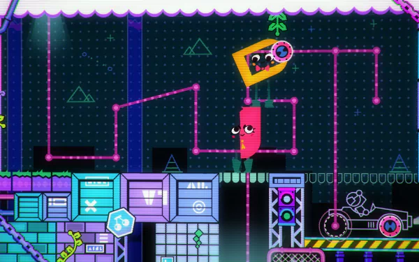 Snipperclips HD Wallpaper – Cut It Out Together in Vibrant Style