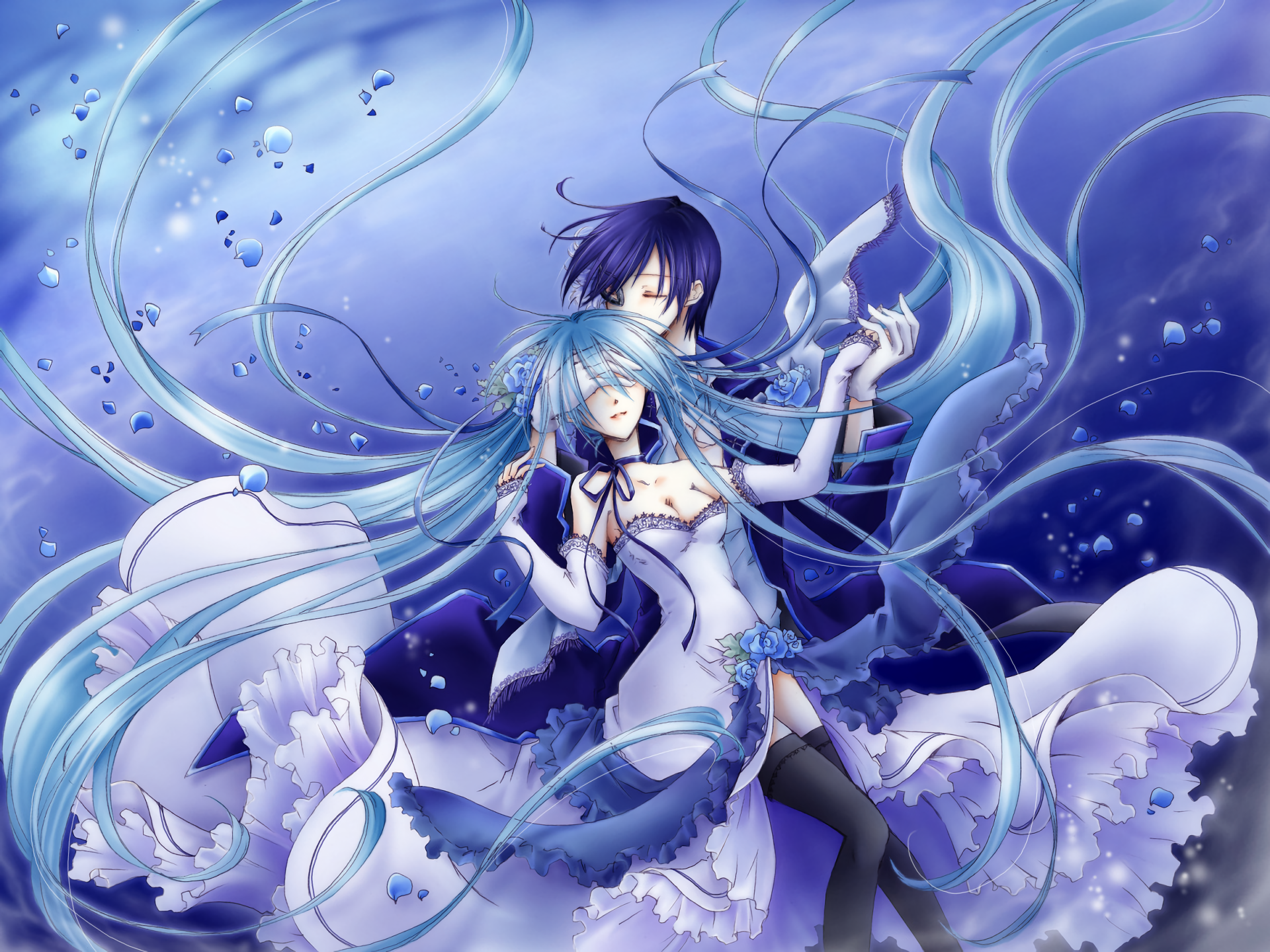 Vocaloid Kaito And Miku Kiss