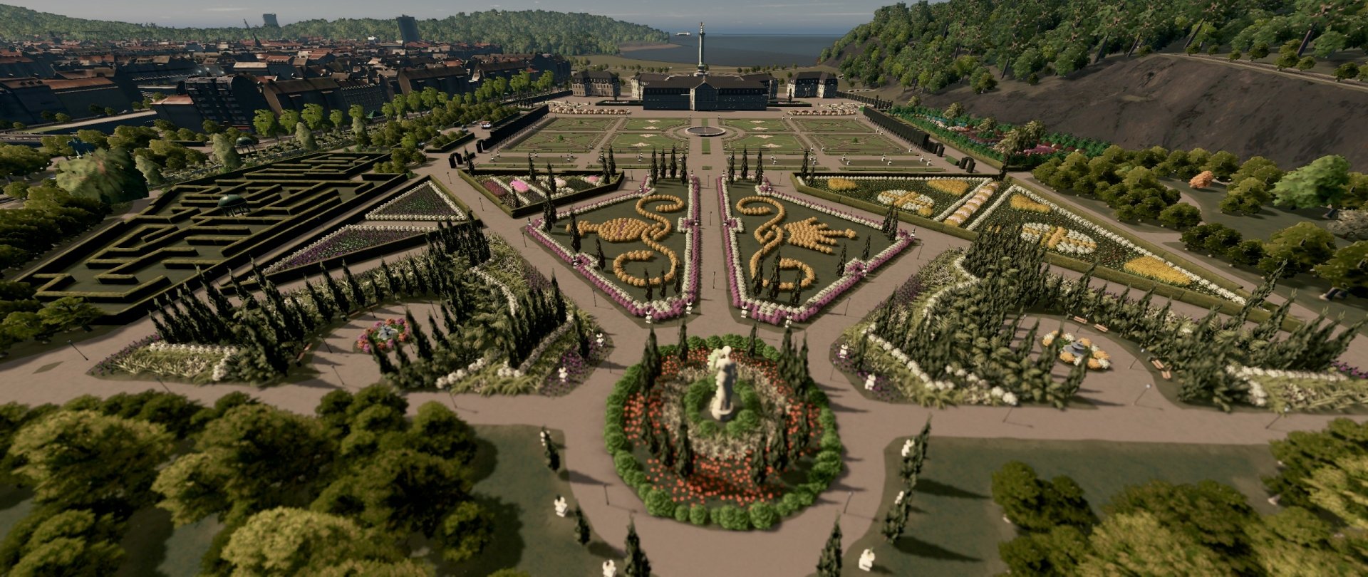 Download Park Garden Video Game Cities: Skylines HD Wallpaper