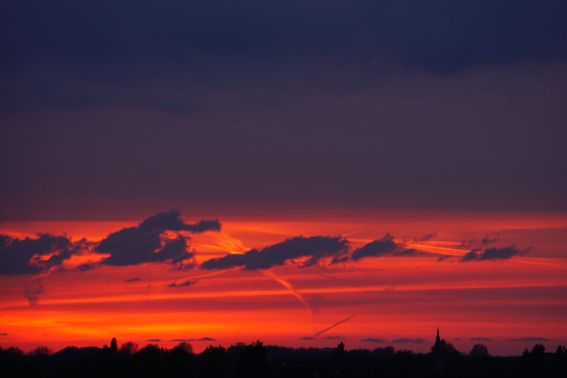 Download Orange (Color) Cloud Sky Nature Sunset 4k Ultra HD Wallpaper ...