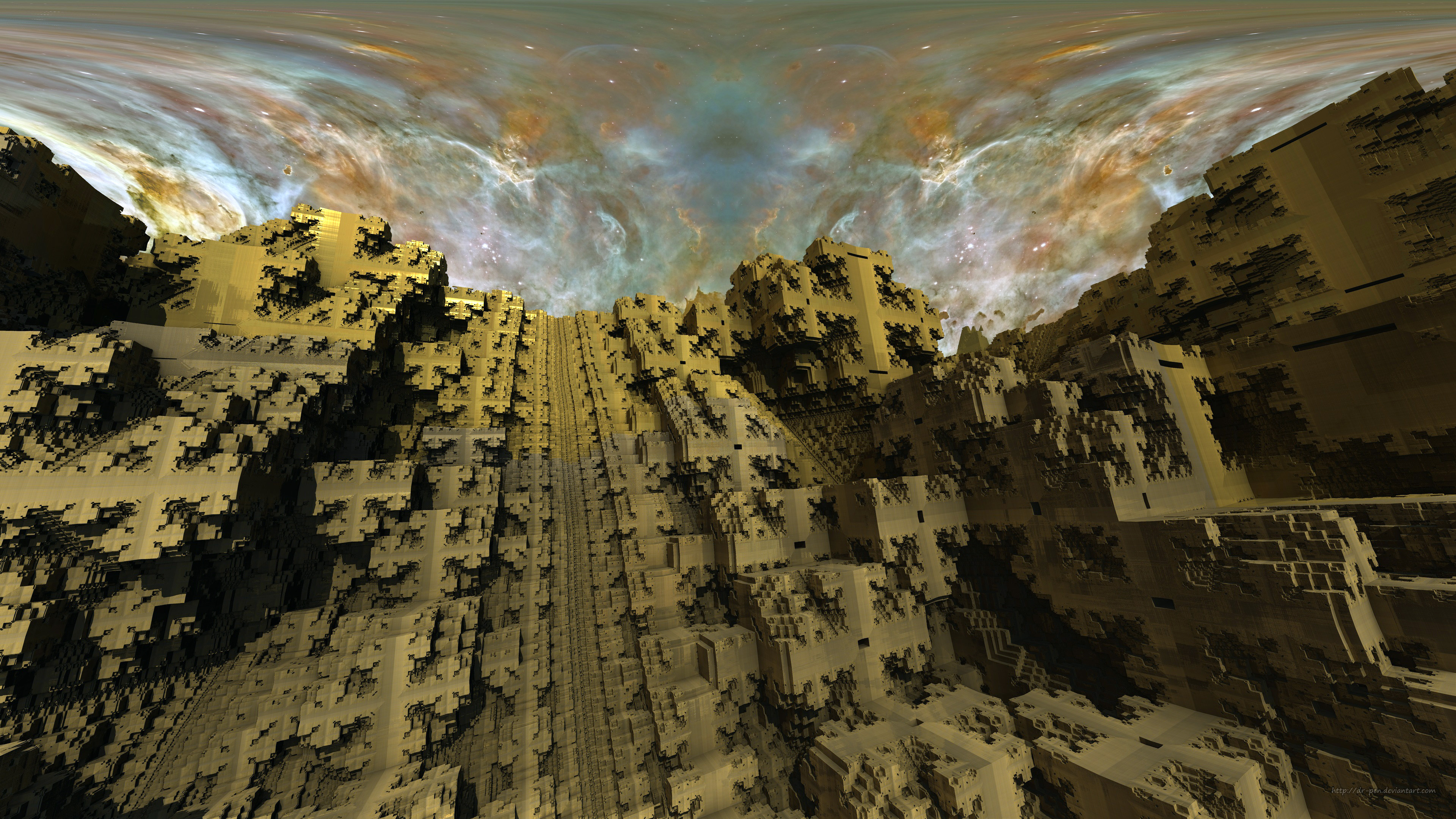 Bronze Nebula Station by Dr-Pen