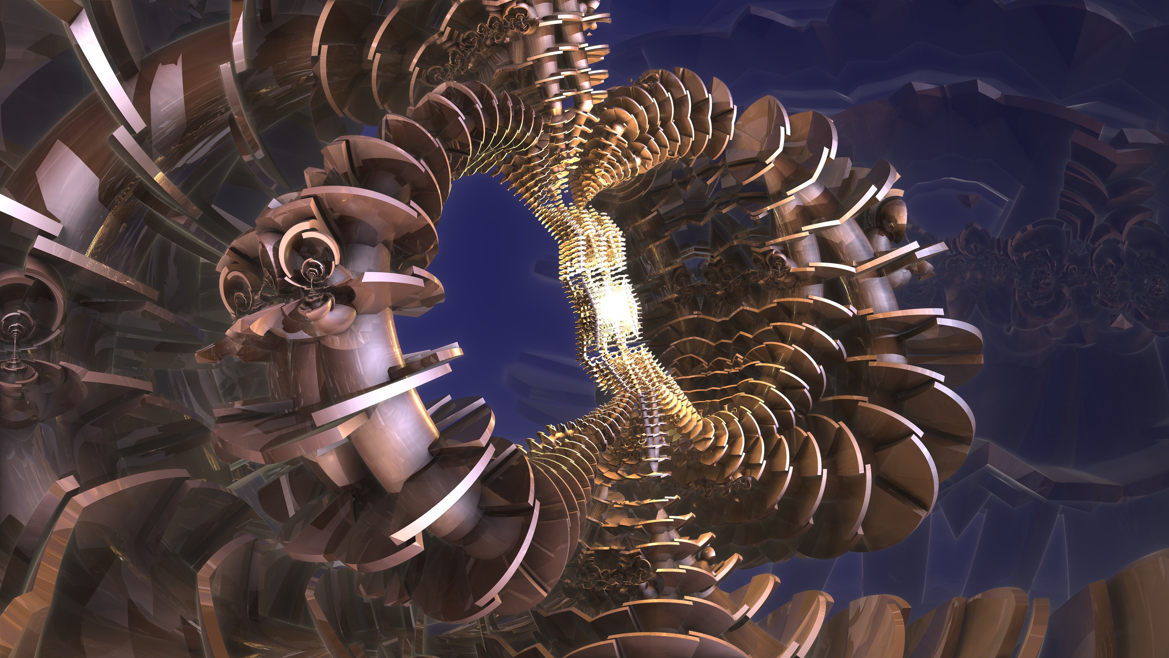 Pong 3 with Scratchytag - 3d Fractal Art by Dr-Pen