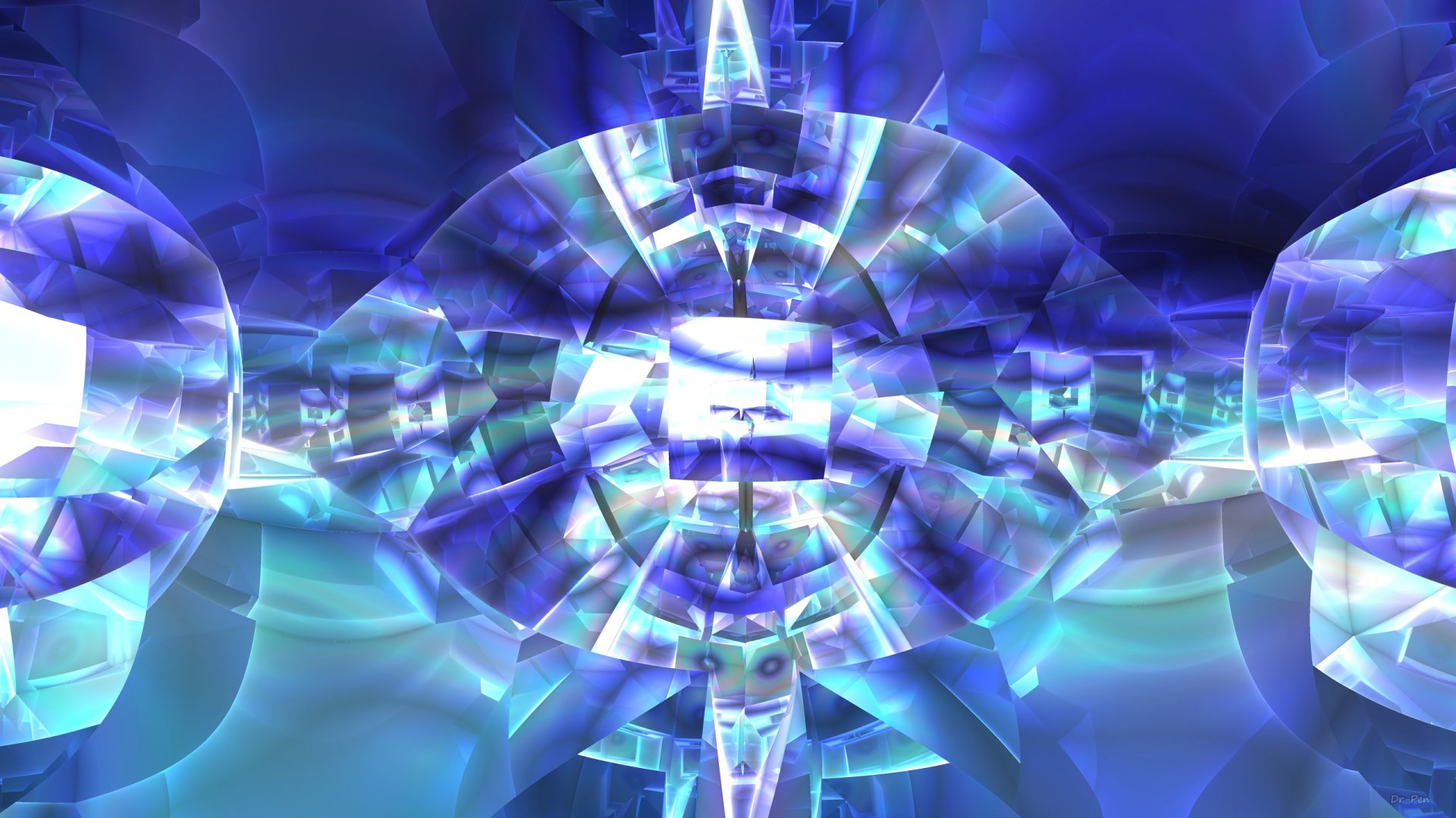 Cold Reflections - 3d Fractal Art by Dr-Pen