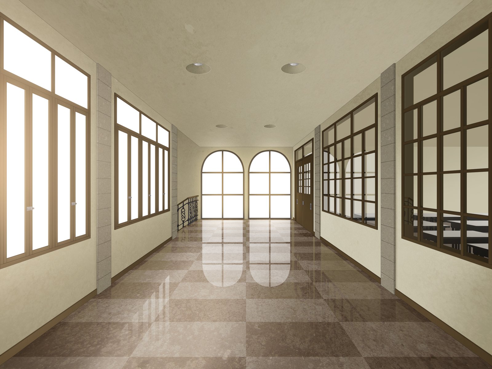 Download Window Reflection Anime Original Wallpaper