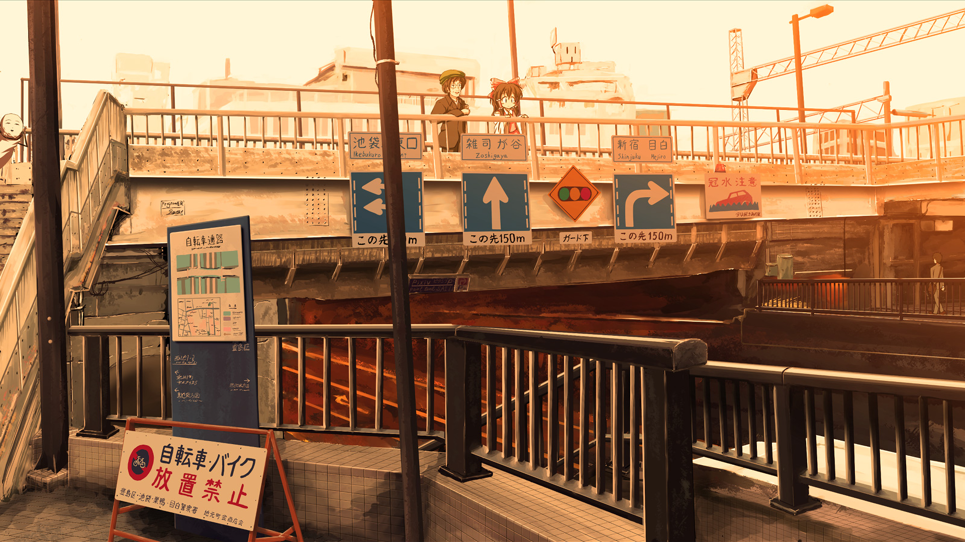 HD Anime Wallpaper: Reimu Hakurei in the World of Touhou by ZUN