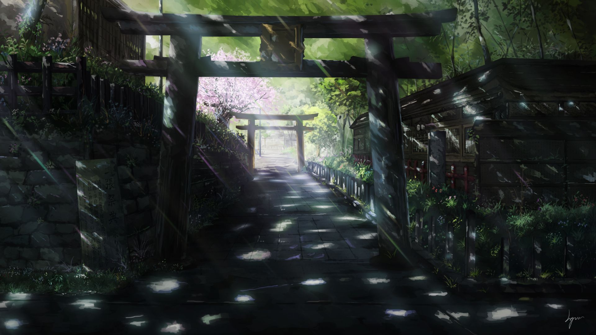 Serene Path - Anime Original HD Wallpaper by NIK