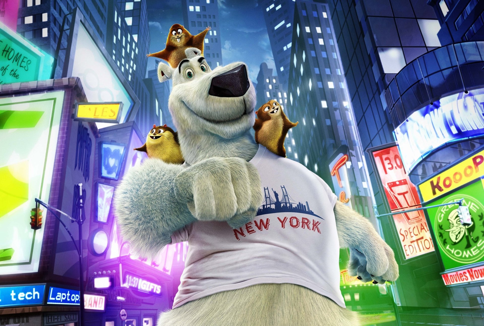 Download New York Polar Bear Movie Norm Of The North HD Wallpaper