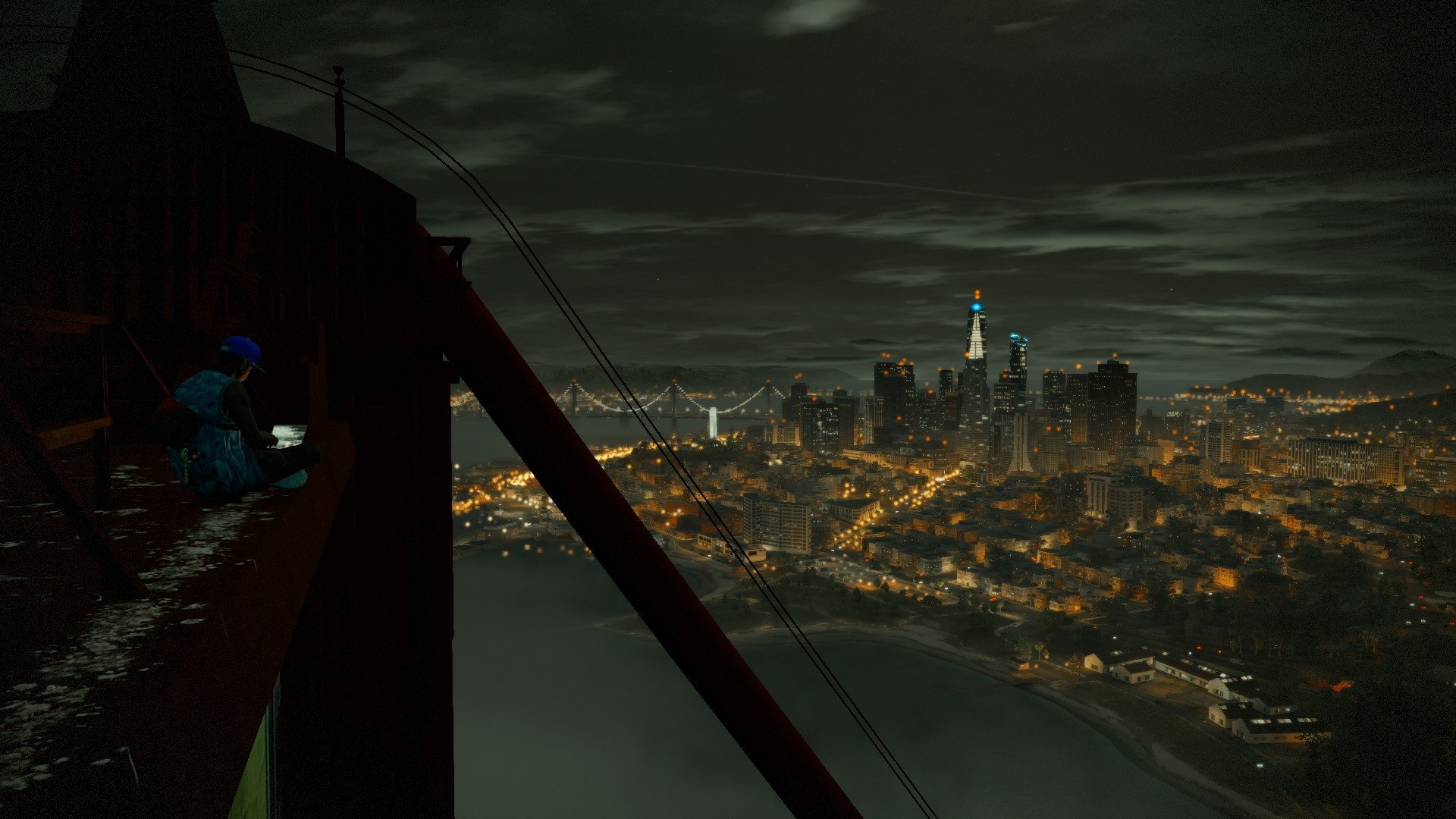 Download San Francisco Night Video Game Watch Dogs 2 HD Wallpaper