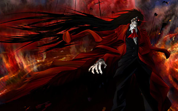 Alucard Hellsing HD Wallpaper: Intense Anime Art