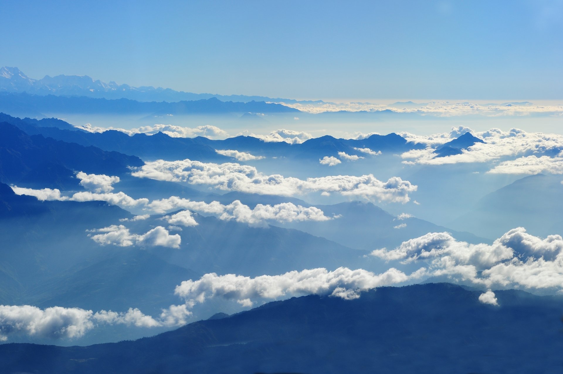 Download Cloud Mountain Horizon Nature Landscape 4k Ultra HD Wallpaper ...