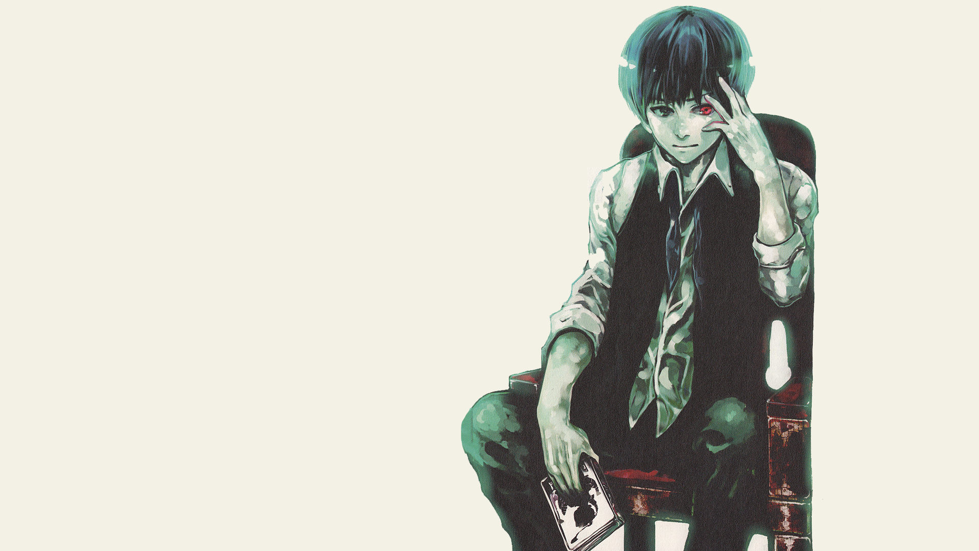 Ken Kaneki HD Wallpaper - Tokyo Ghoul Anime Art