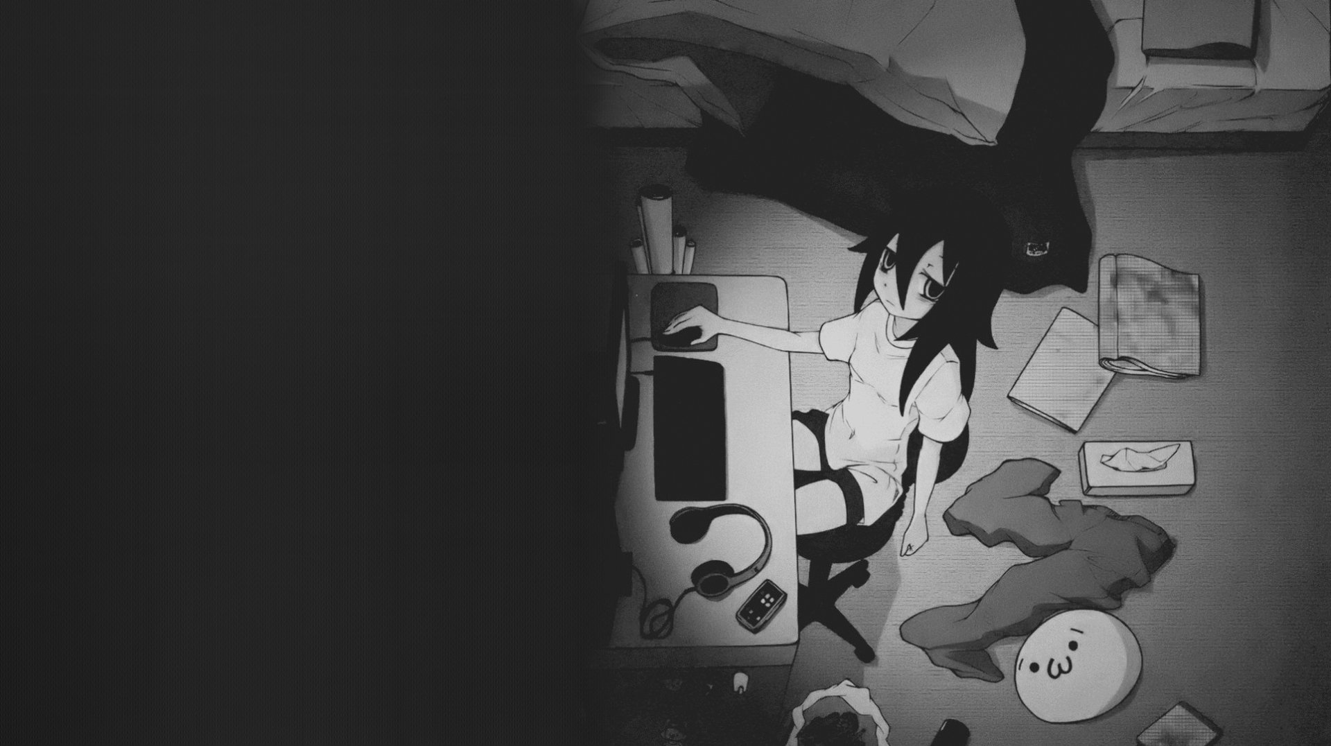 Tomoko Kuroki Watamote HD Wallpaper