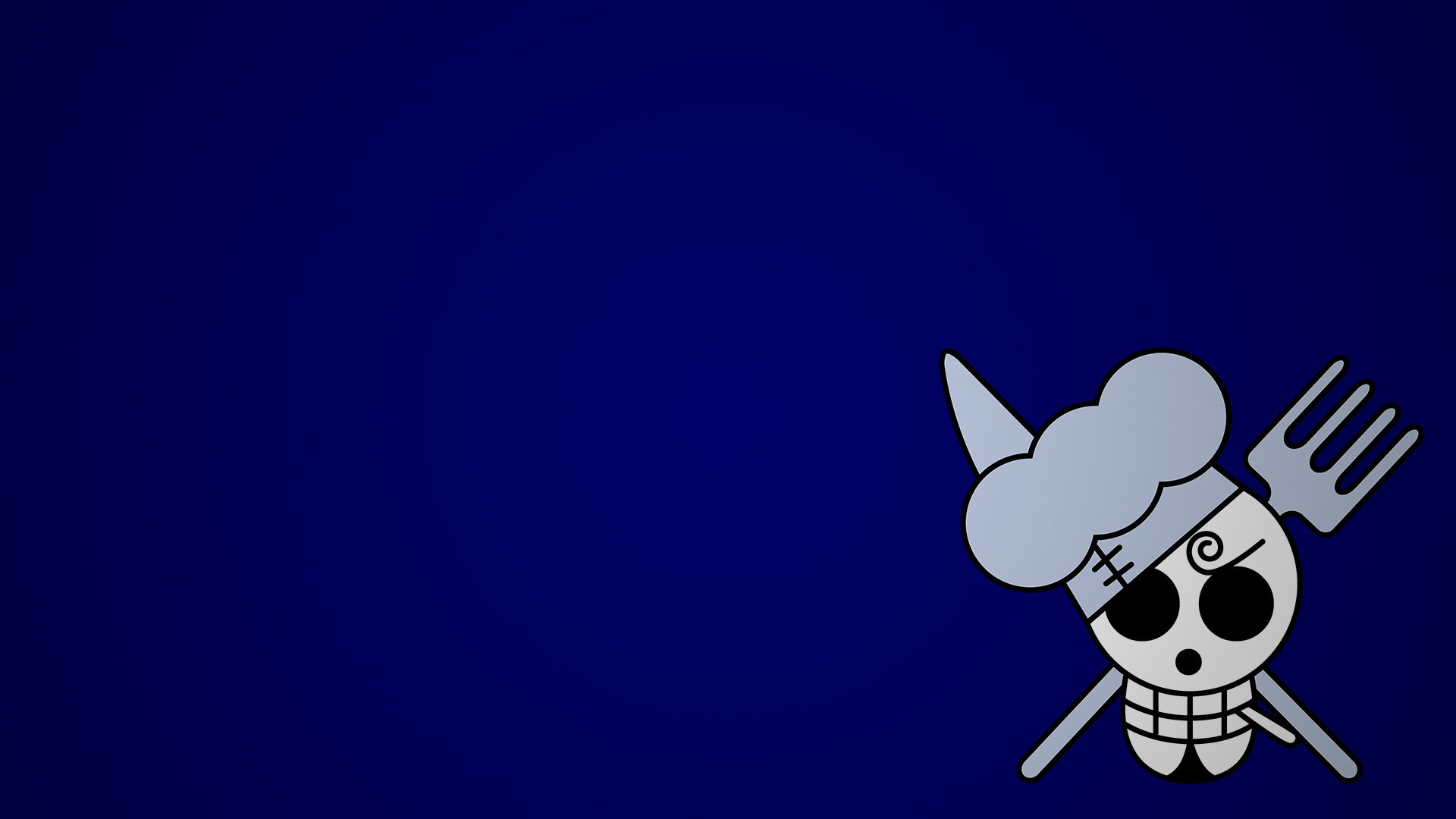 One Piece Anime HD Wallpaper – Chef Skull Emblem Bold Design