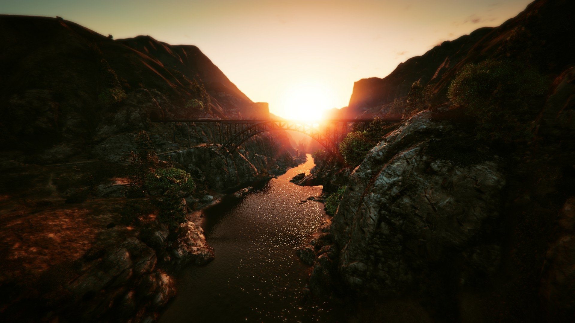Download Sun Bridge Video Game Grand Theft Auto V HD Wallpaper ...