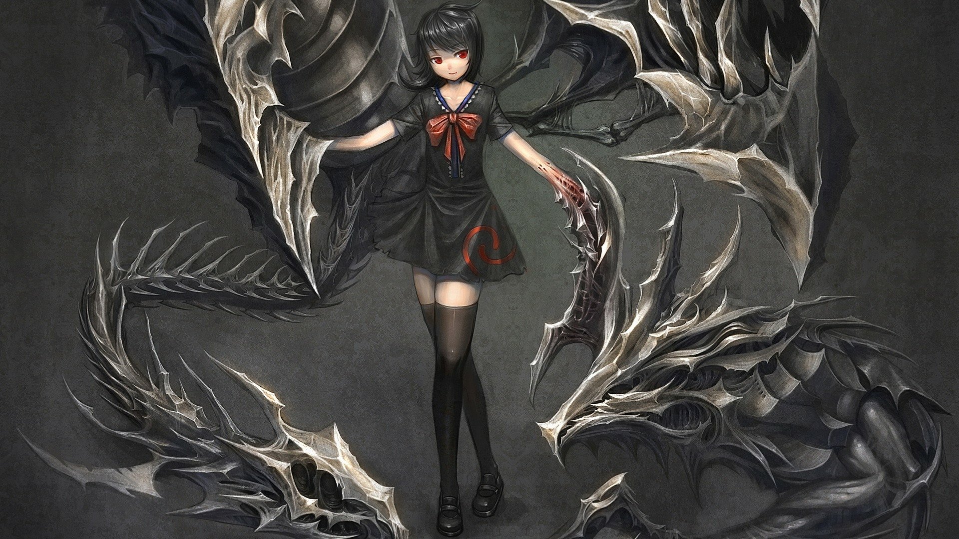 Touhou Nightshade — Dark Anime HD Wallpaper | 1920x1080 | Wallpaper Abyss