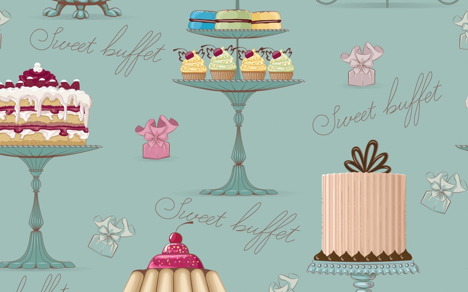 Download Sweets Cake Vector Food Artistic HD Wallpaper