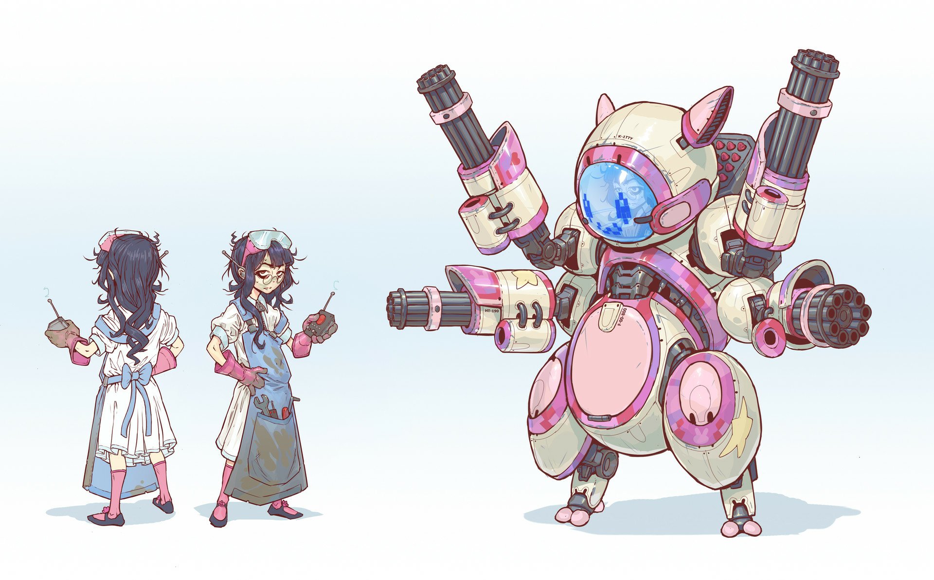 Download Sci Fi Mech Robot Character Design Anime Sci Fi Anime HD ...