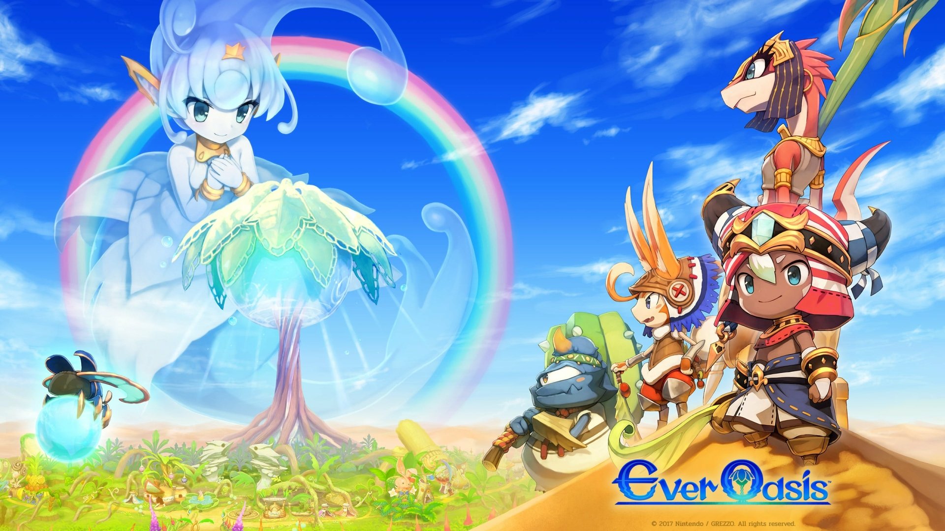 Download Video Game Ever Oasis HD Wallpaper