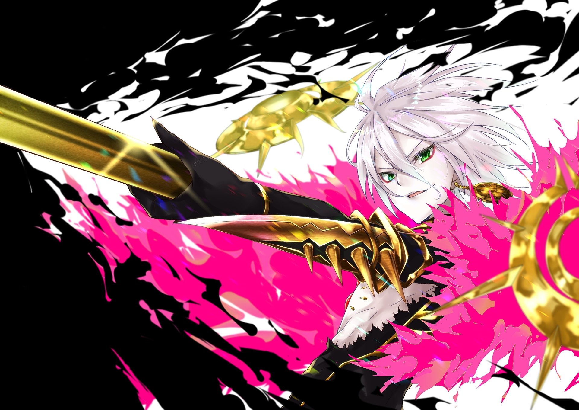 Lancer of Red HD Wallpaper - Fierce Fate/Apocrypha Anime Art
