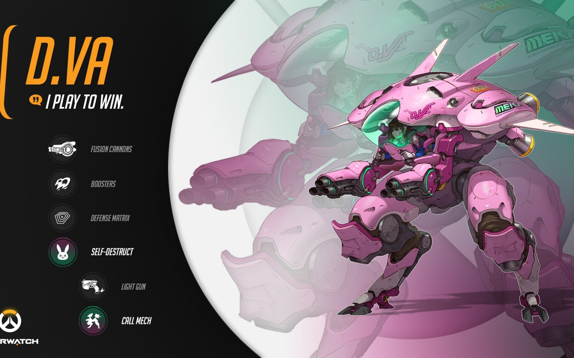 Download D.Va (Overwatch) Video Game Overwatch HD Wallpaper