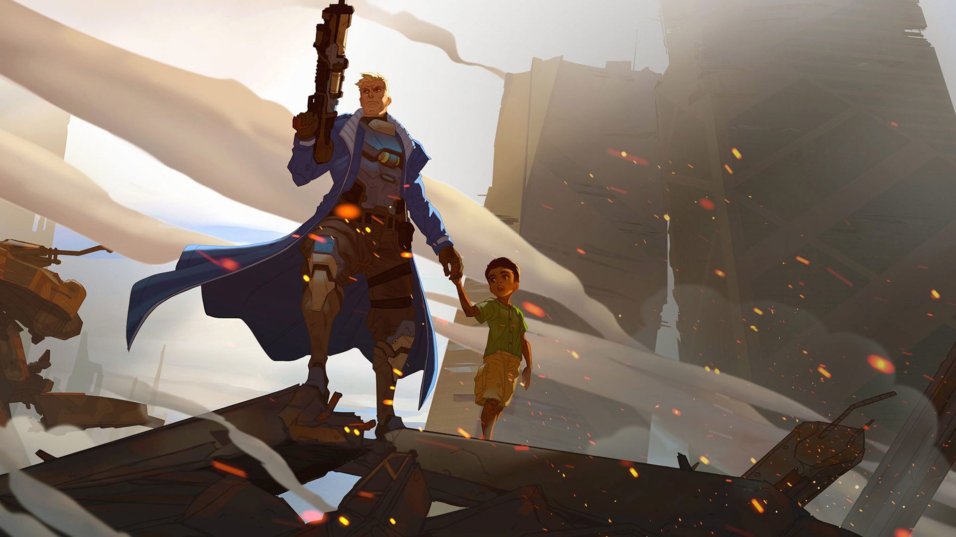 Download Soldier: 76 (Overwatch) Video Game Overwatch HD Wallpaper