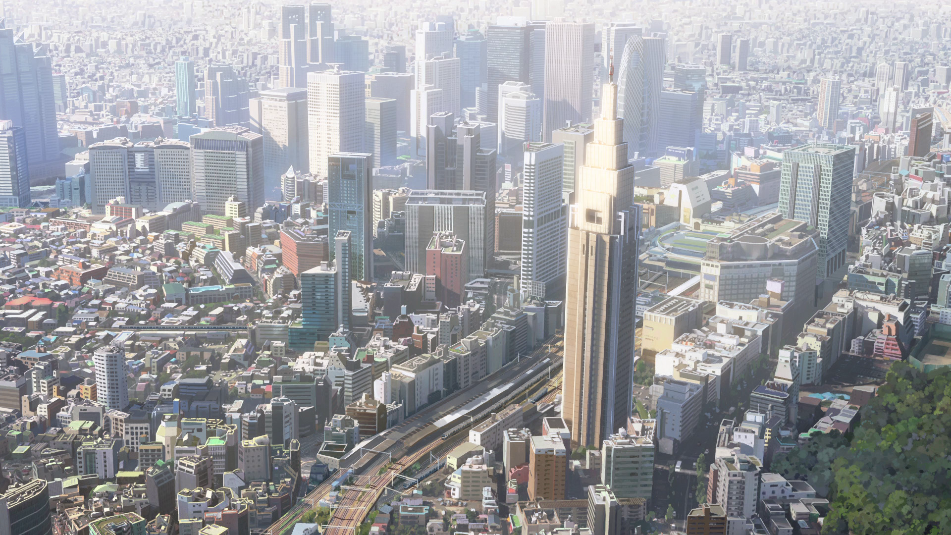 Your Name. — Anime Cityscape HD Wallpaper | 1920x1080 | Wallpaper Abyss