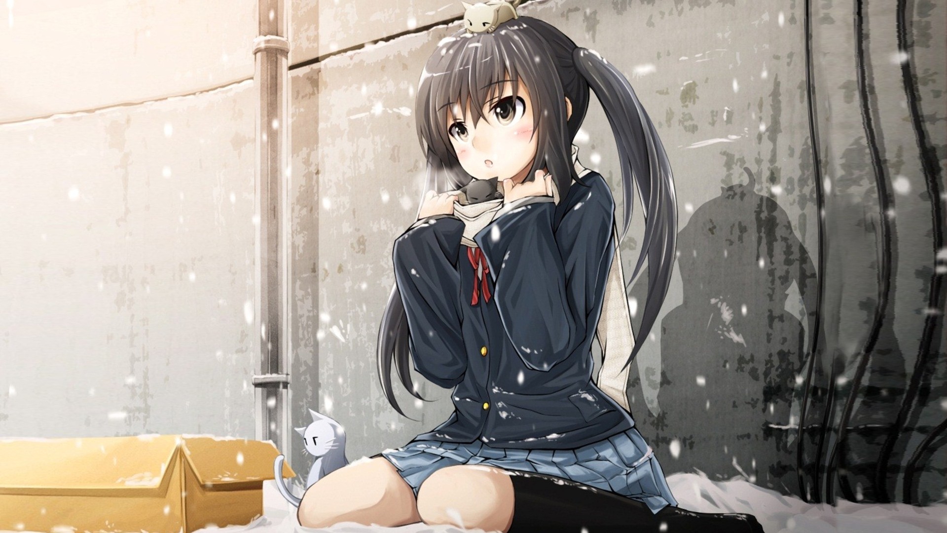 Azusa Nakano: K-ON! HD Anime Wallpaper