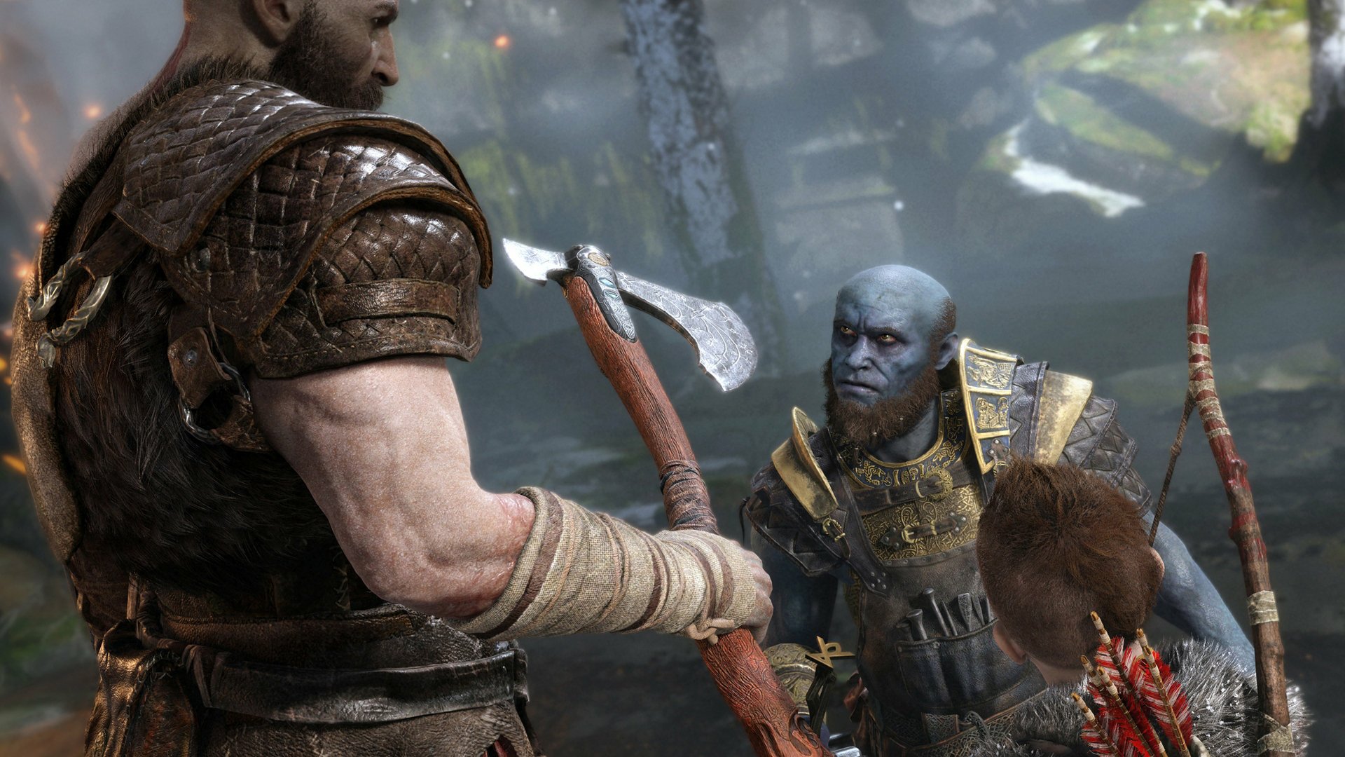 God of War 2018 Kratos HD Wallpaper | 1920x1080 | Wallpaper Abyss
