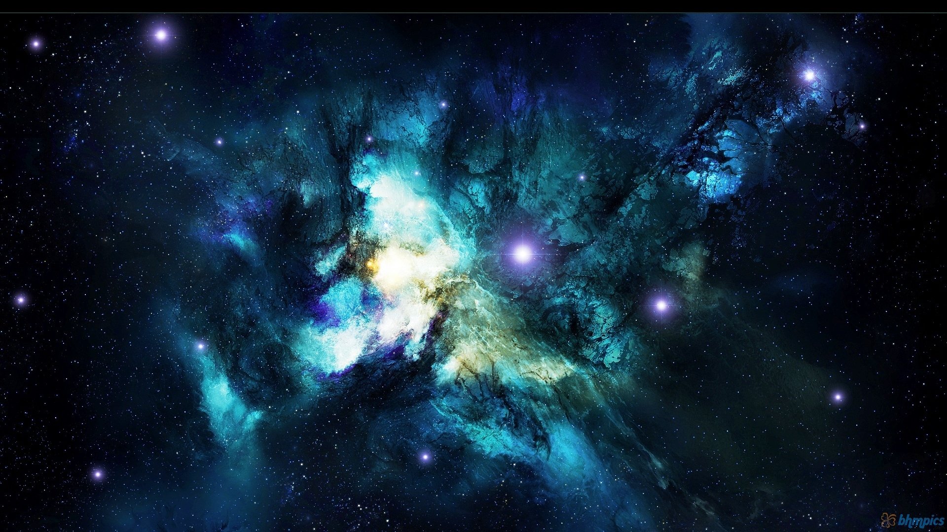 Galactic Odyssey: Stunning Sci-Fi HD Wallpaper
