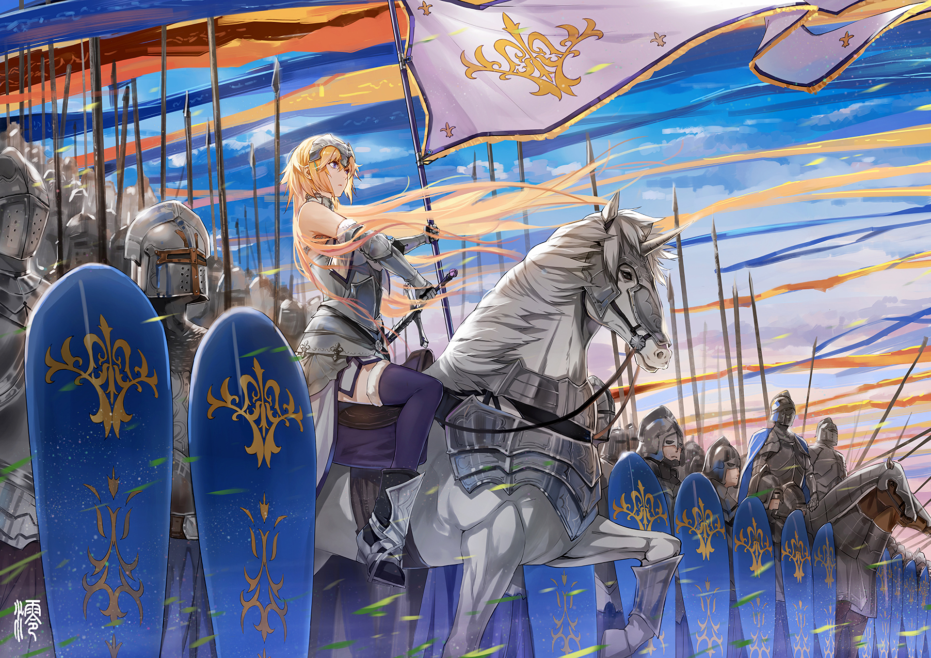 Jeanne d'Arc Ruler - Fate/Apocrypha HD Wallpaper by 澪BK201