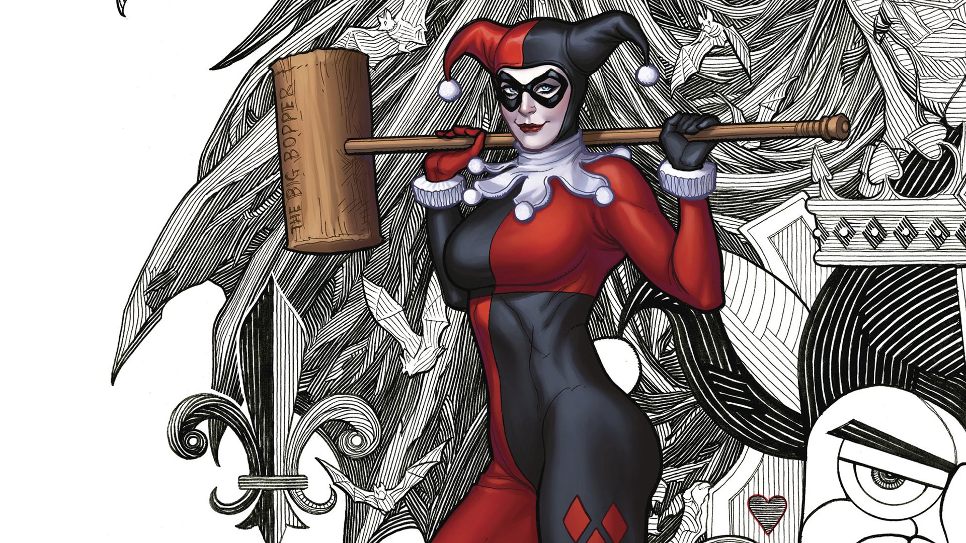 Harley Quinn: Jester of Chaos — HD Comic Wallpaper | 1920x1080 ...
