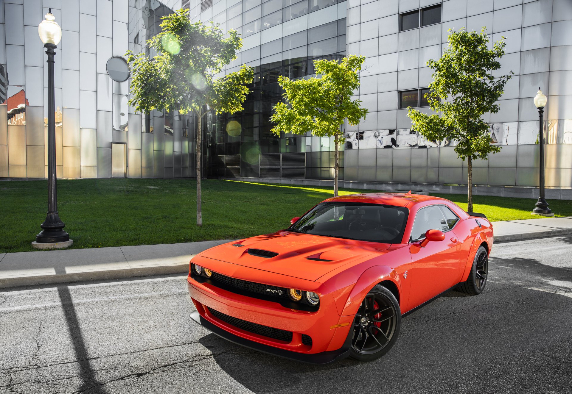Dodge Challenger SRT Muscle Car – Bold Power in HD Wallpaper