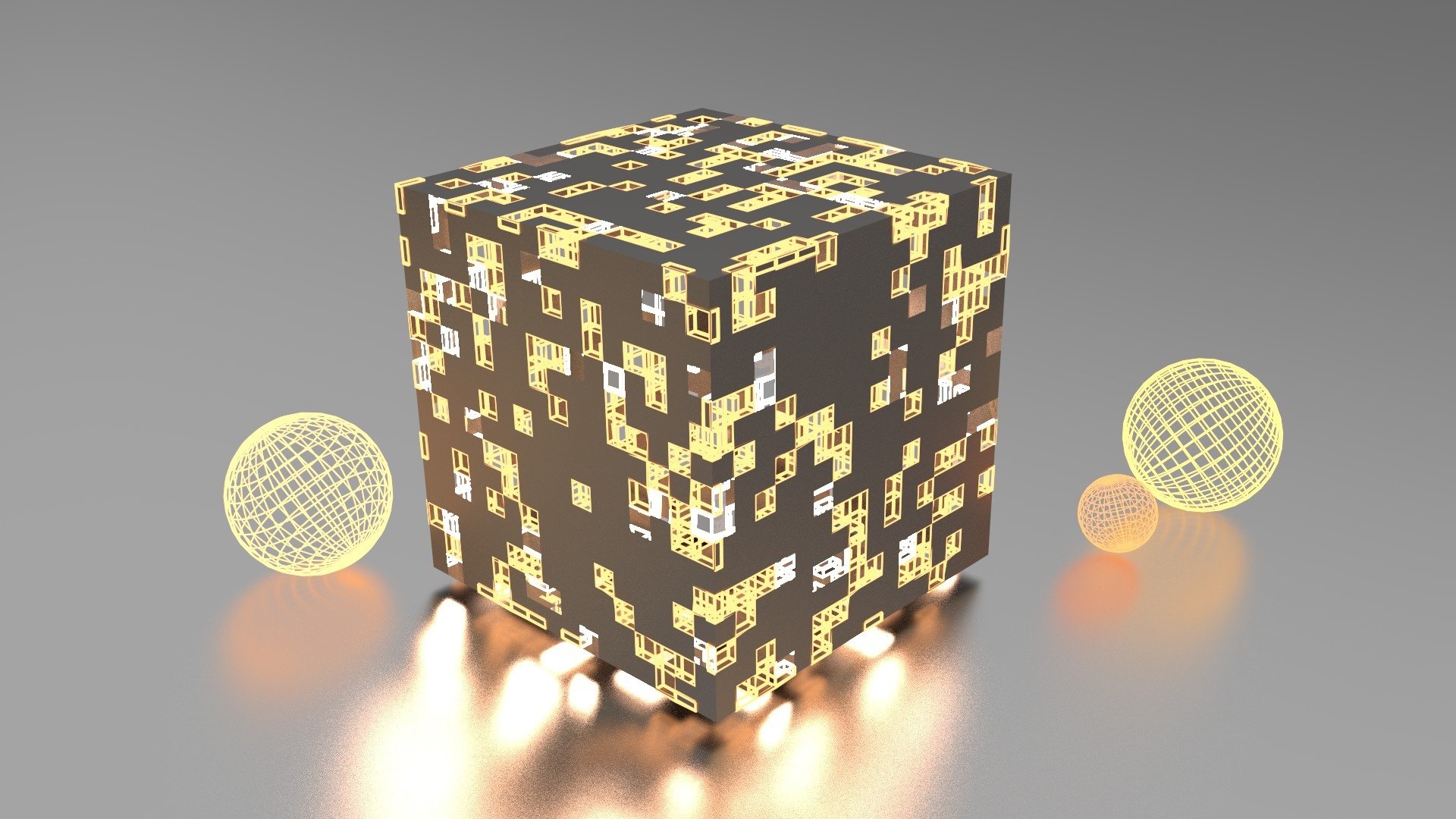 Wallpaper 3d Sphere Cube