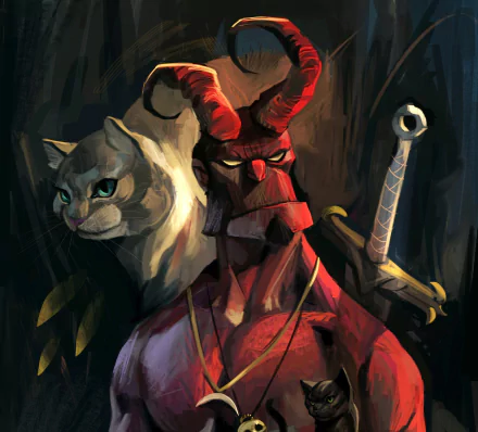 Download Comic Hellboy Art