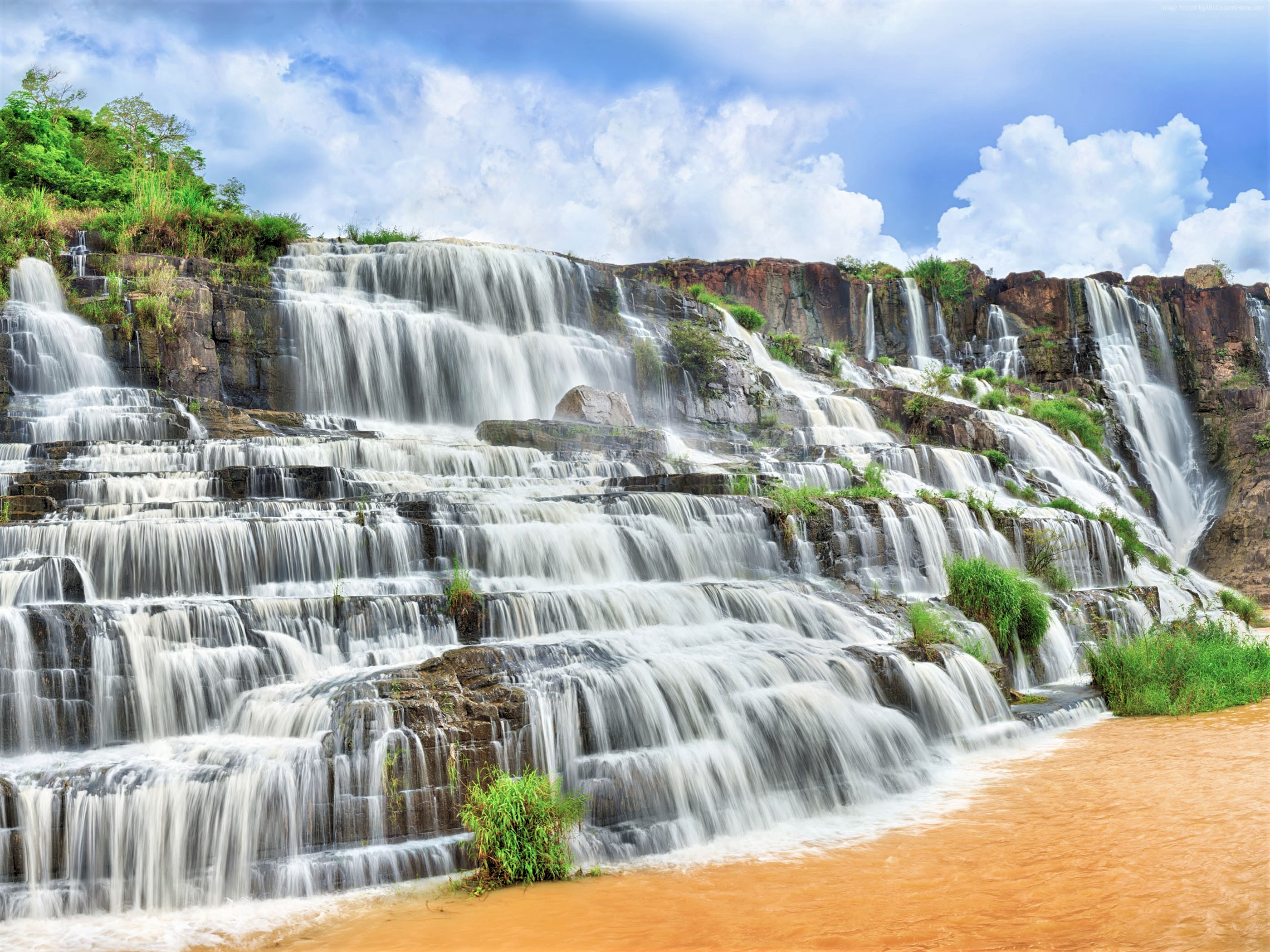 Download Nature Waterfall HD Wallpaper