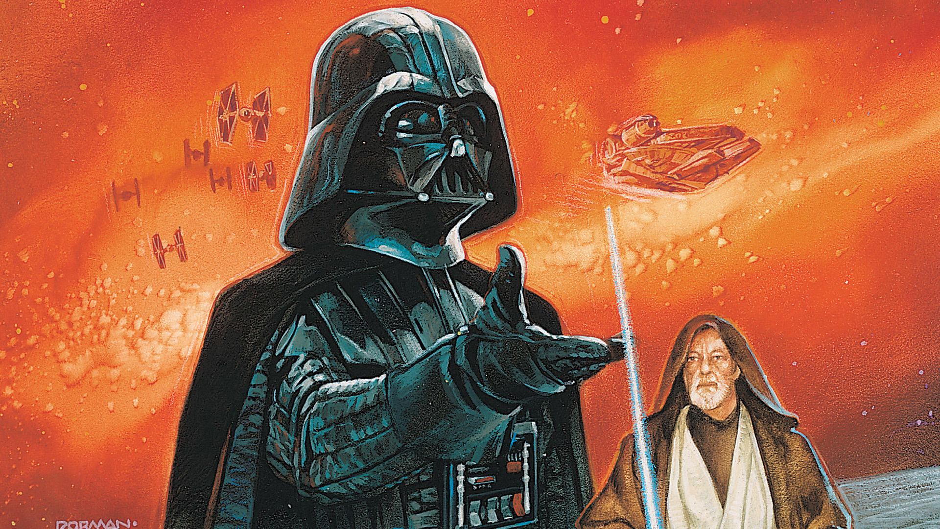 Star Wars Comic Art Wallpaper
