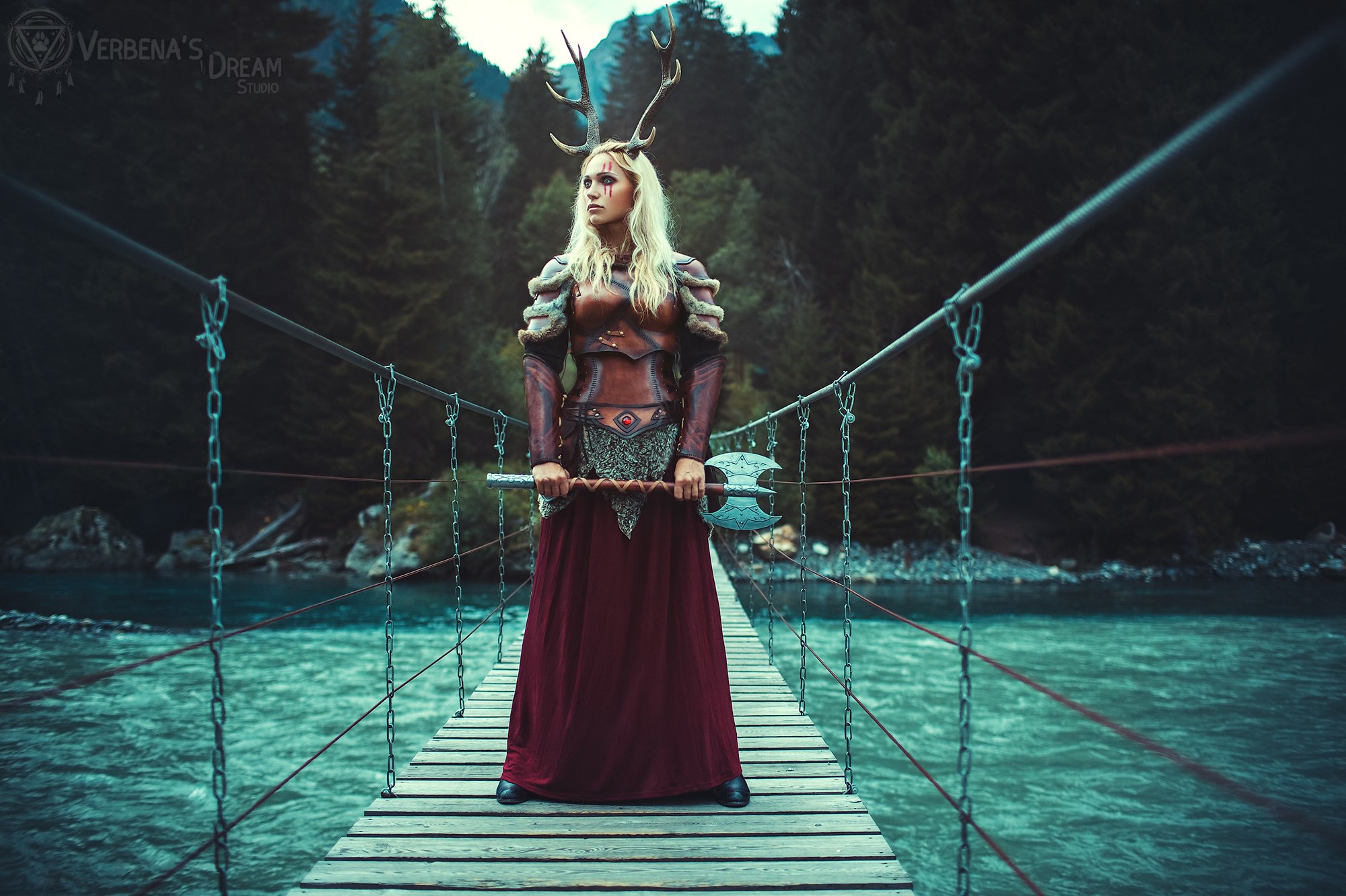 Download Woman Cosplay HD Wallpaper by Verbena's Dream Studio