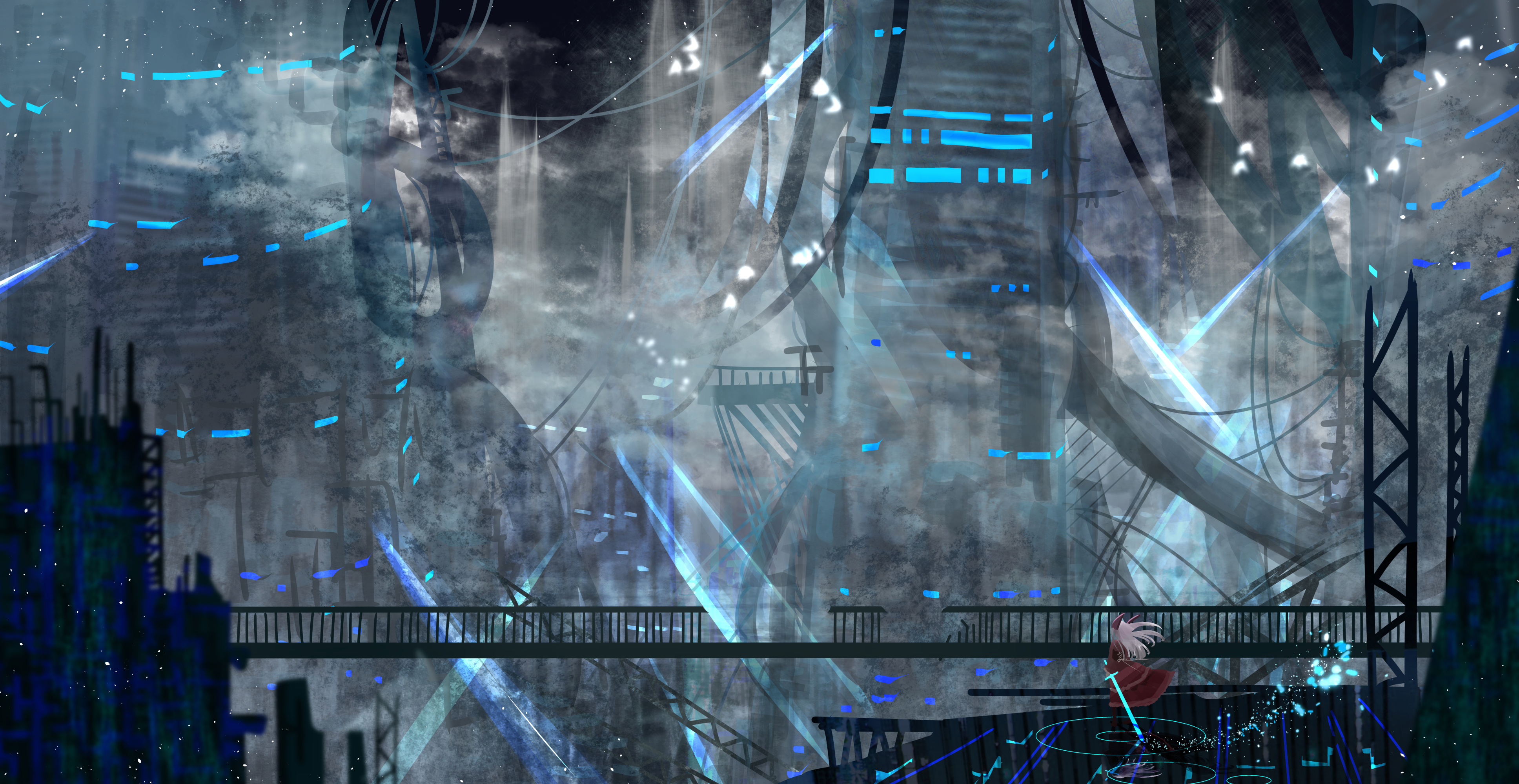 Post-Apocalyptic Anime Paradise - HD Wallpaper by tokyogenso