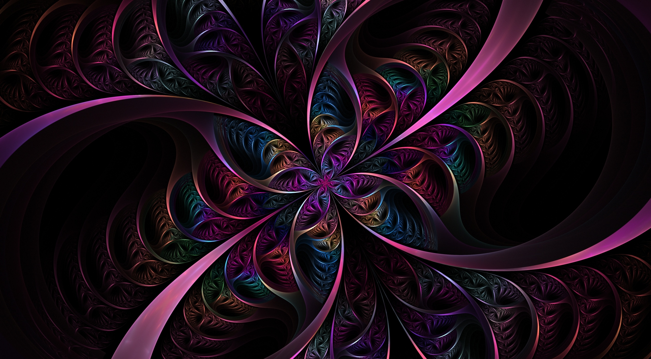 Colorful Fractal Abstract HD Wallpaper