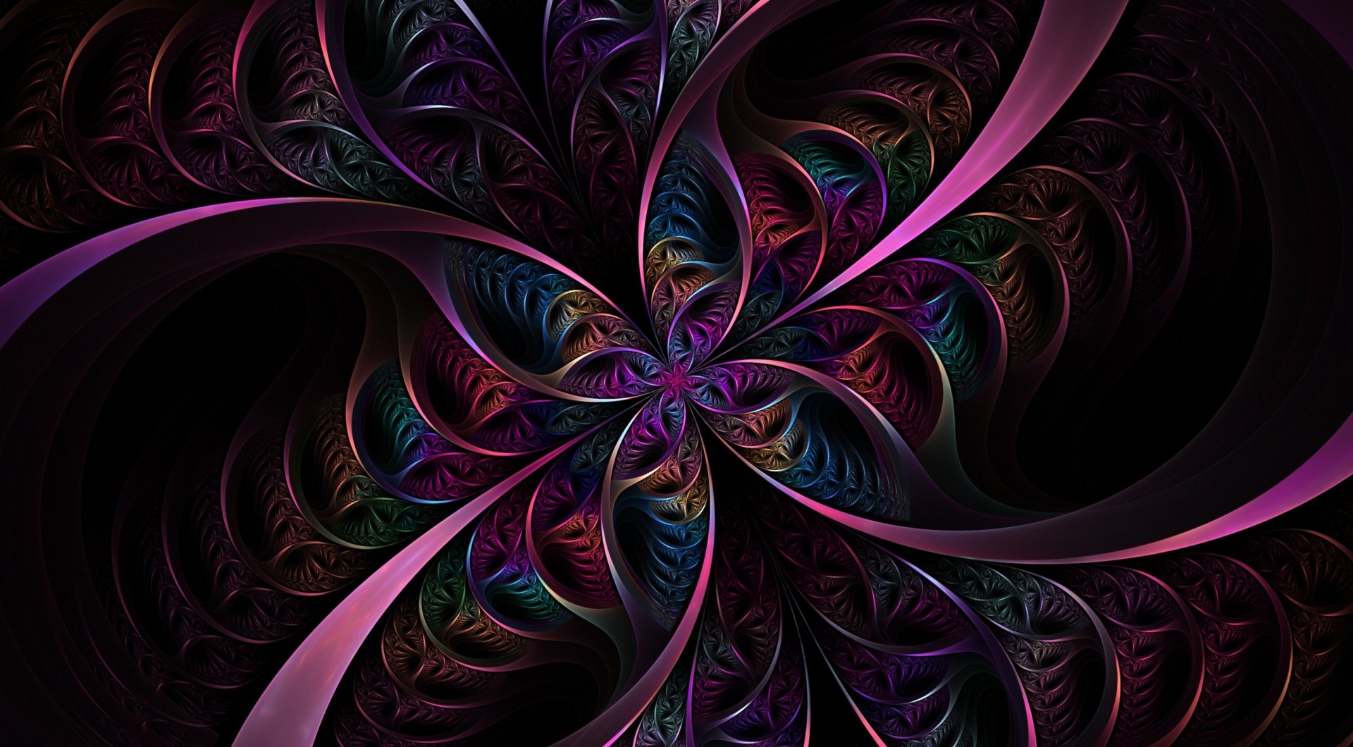 Colorful Fractal Abstract HD Wallpaper