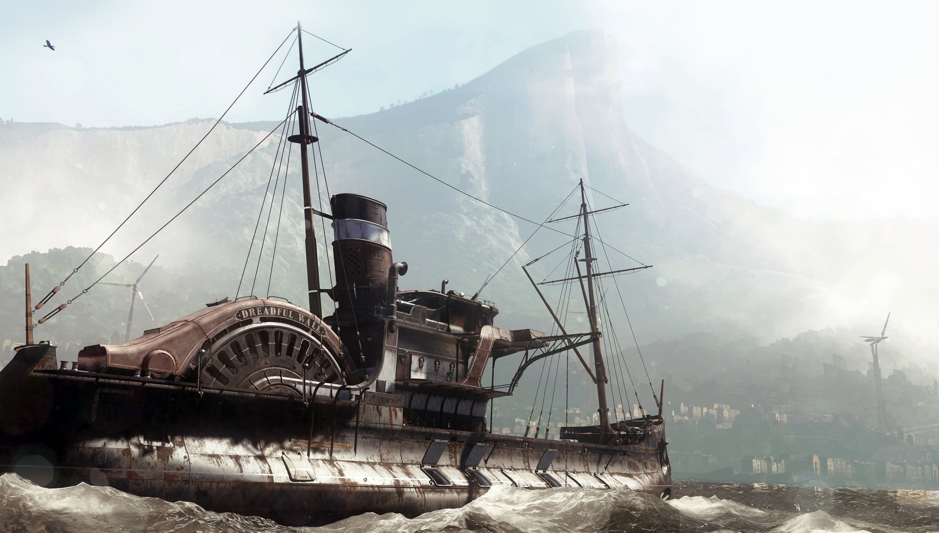Dishonored 2: Epic Ship Adventure - 4K Ultra HD Wallpaper