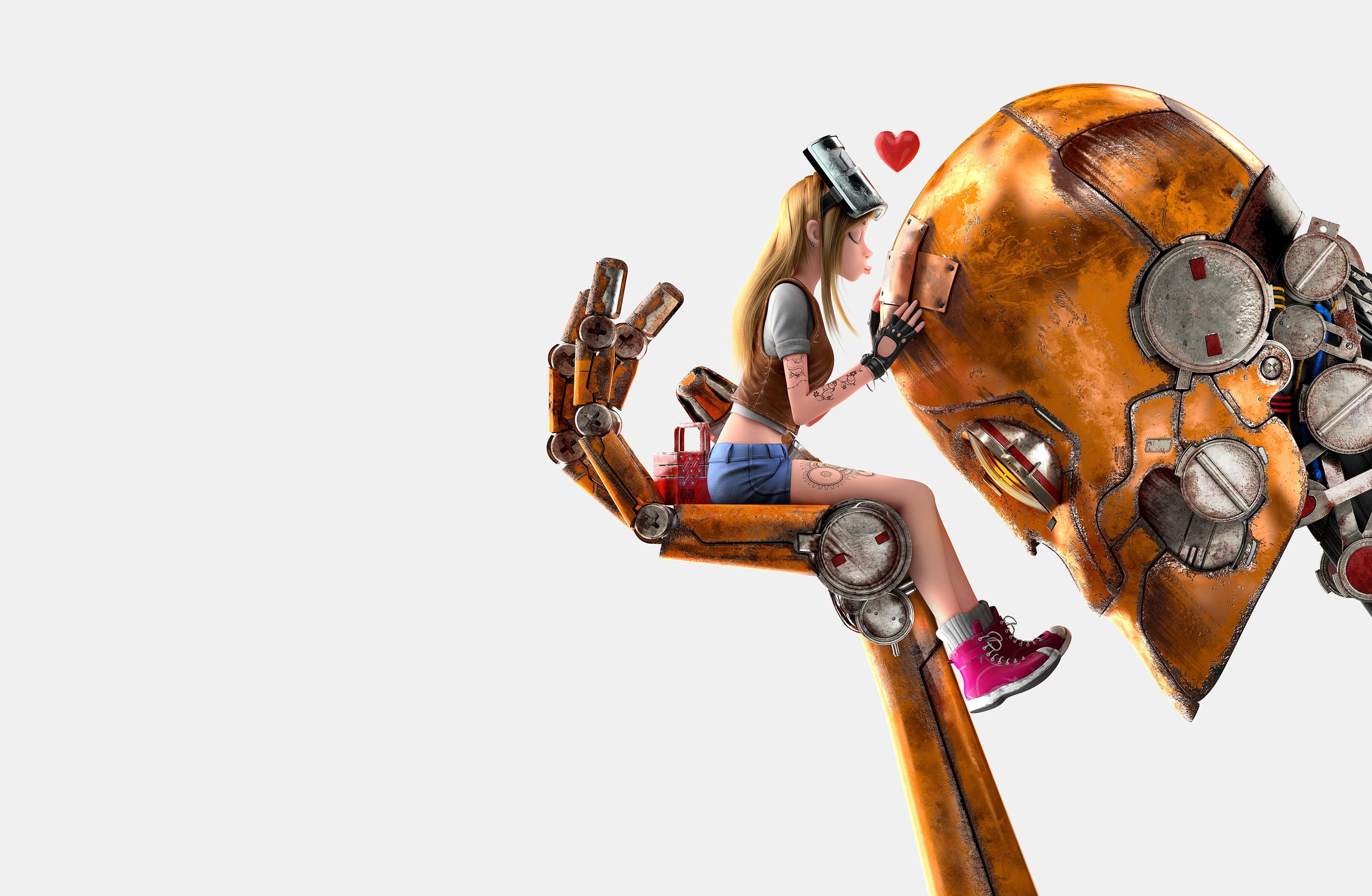 Download Robot Sci Fi Woman HD Wallpaper