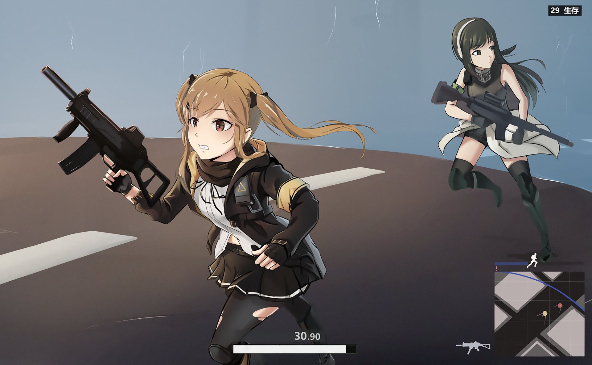 Download M4A1 (Girls Frontline) UMP9 (Girls Frontline) Video Game Girls ...