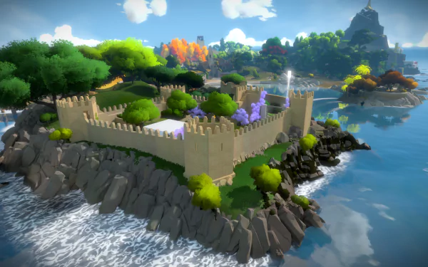 Download Statue Video Game The Witness HD Wallpaper