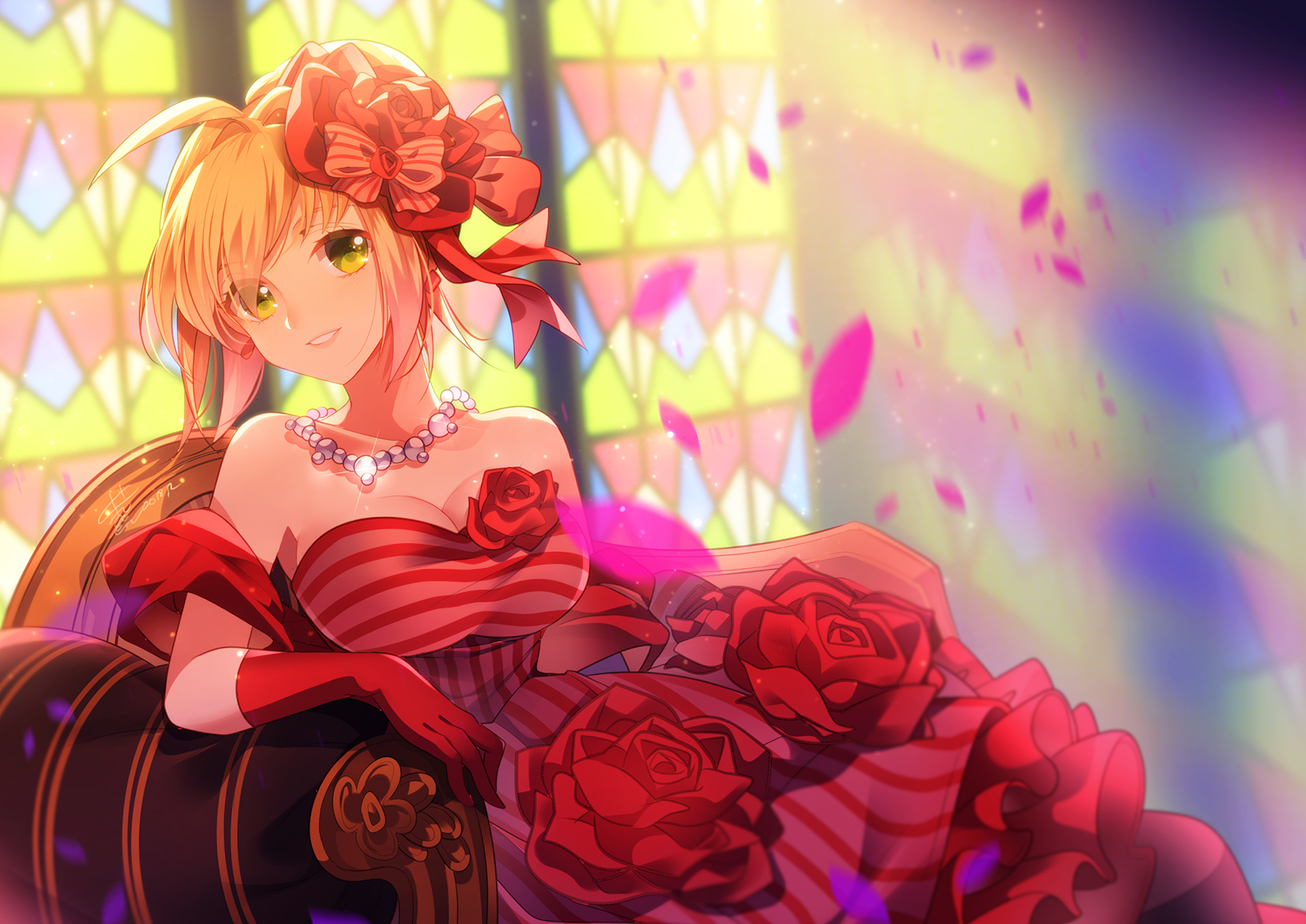 Download Saber (Fate Series) Anime Fate/extra HD Wallpaper