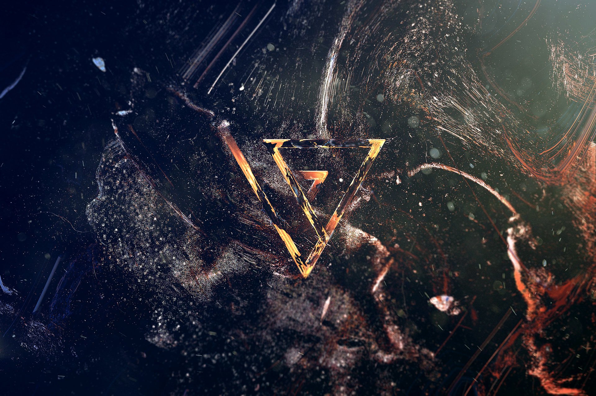 Download Dust Shapes Artistic Geometry HD Wallpaper by Nidia Dias