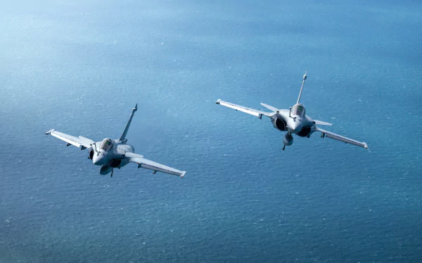 Stunning HD Wallpaper: Dassault Rafale in Action