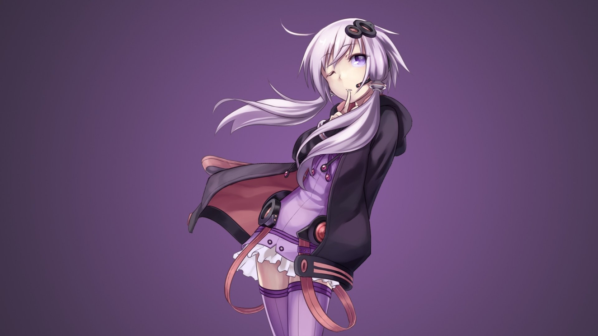 Yuzuki Yukari Wink - HD Vocaloid Wallpaper by AssassinWarrior ...