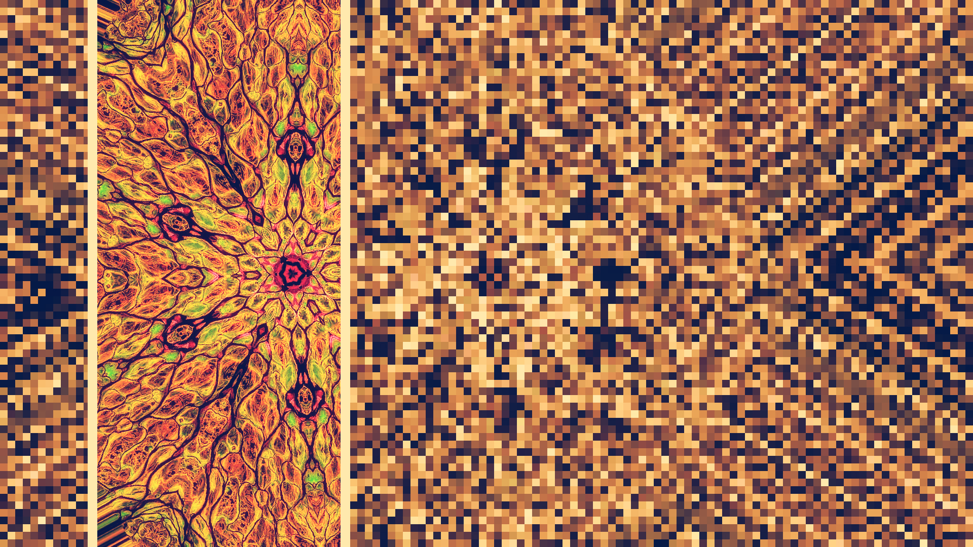 Brown Artistic Pixel Wallpaper by lonewolf6738