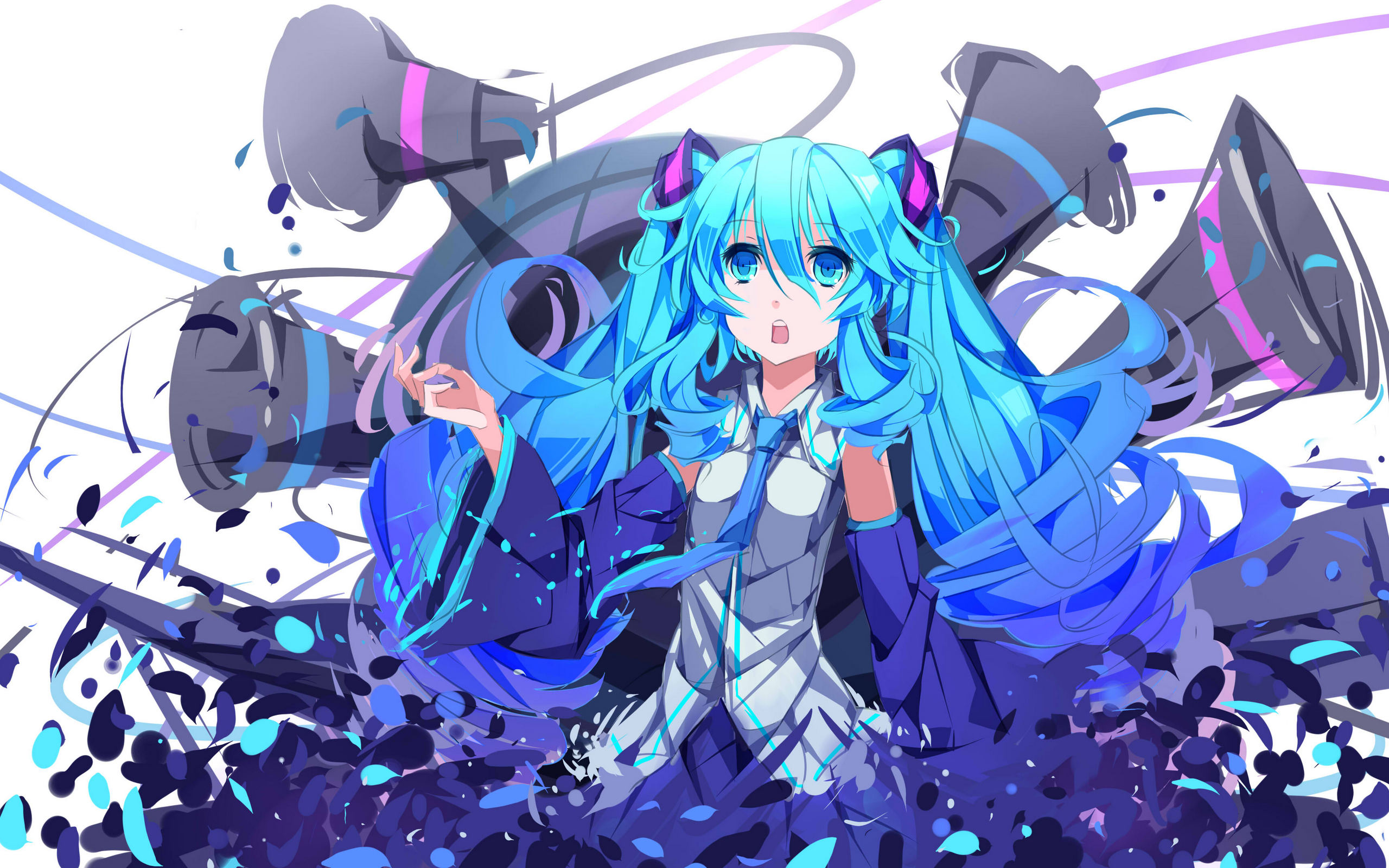 Download Hatsune Miku Anime Vocaloid HD Wallpaper